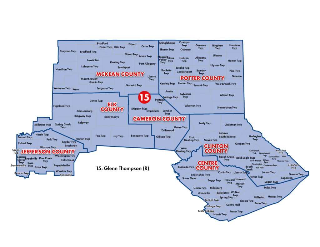 District Map - Senator Dush